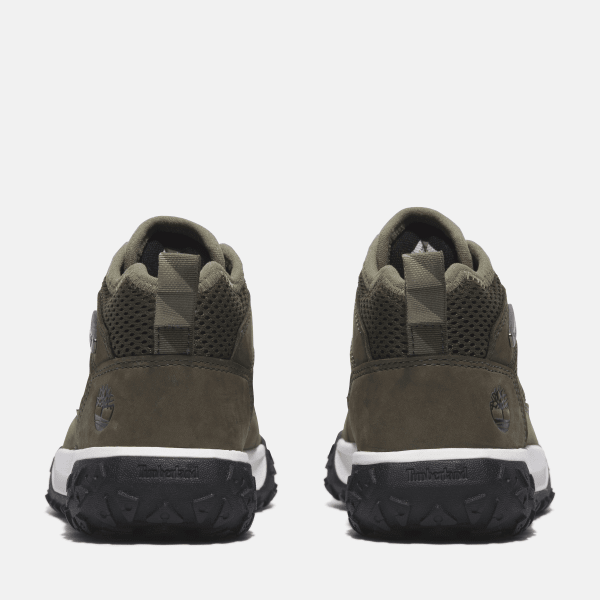Niedriger Greenstride Motion 6 Hiking Sneaker zum Schnuren fur Kinder in Dunkelgrun
