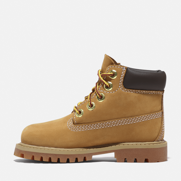 Wasserdichter Timberland Premium 6 Inch Boot fur Kleinkinder in Gelb