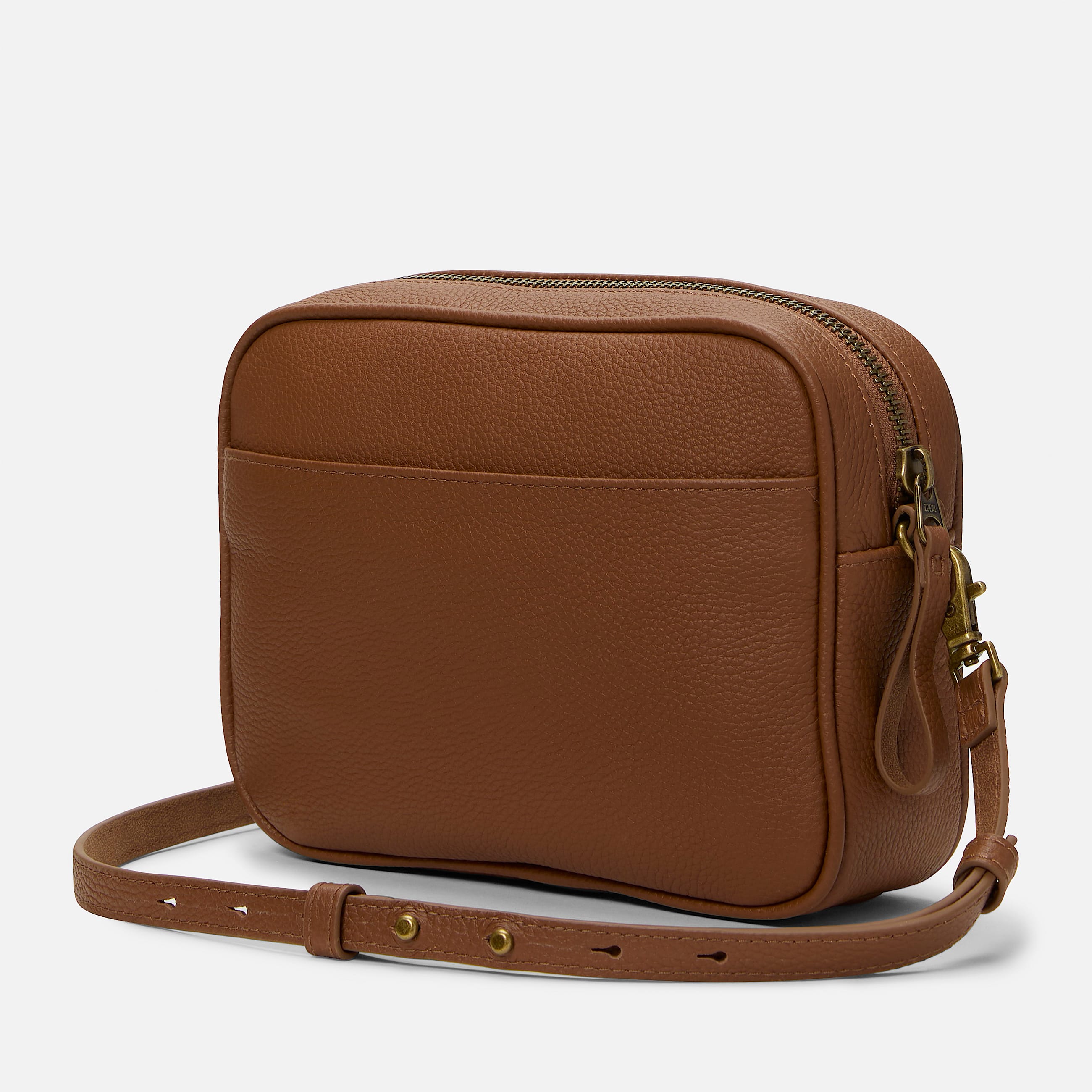 Leather Camera Bag in Brown