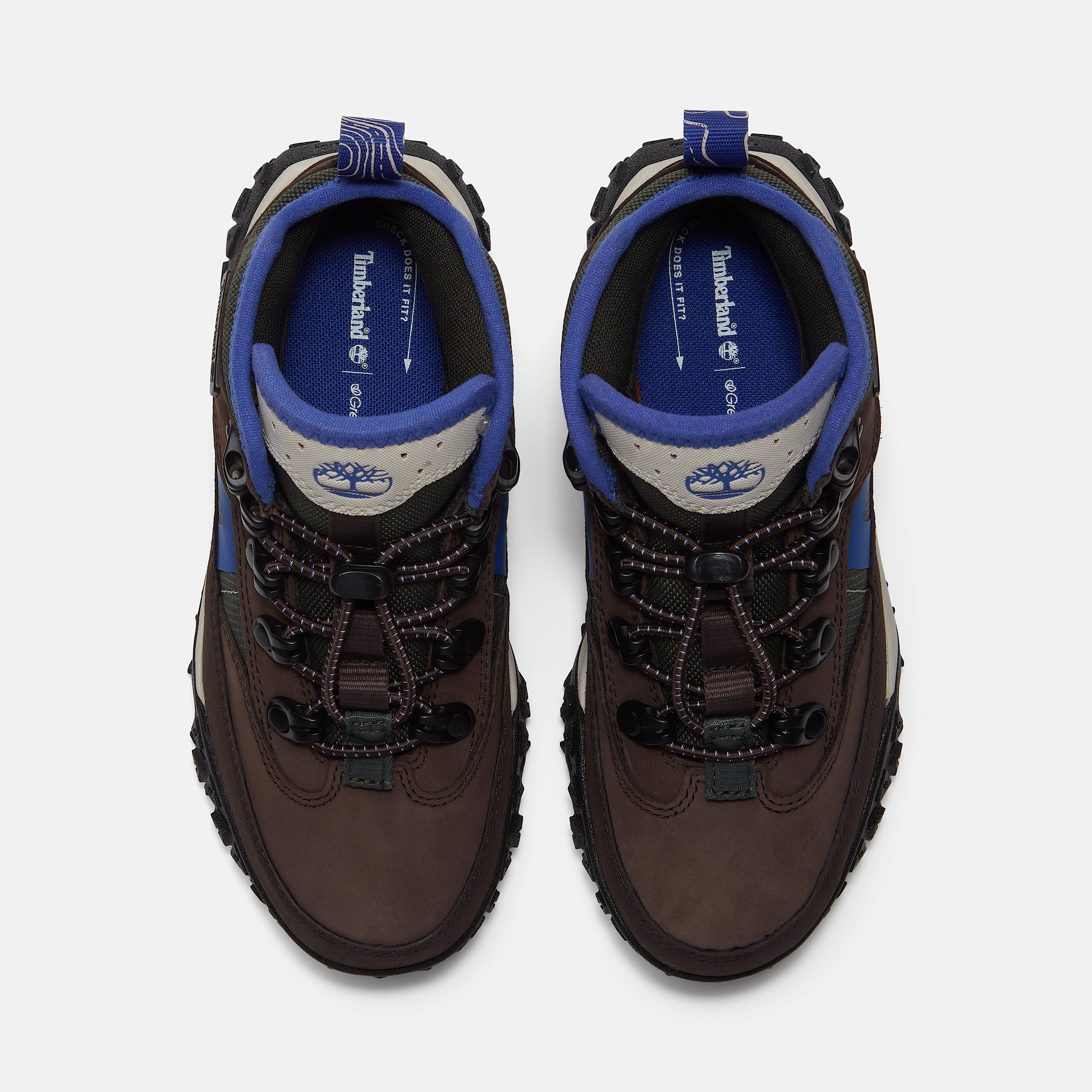 Greenstride™ Motion 6 Mid Bungee Waterproof Trainer for Youth in Dark ...