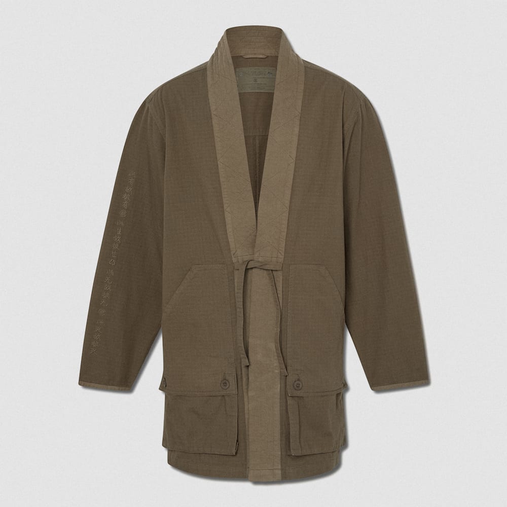All Gender Timberland® x CLOT Future73 Kimono Chore Coat in Dark Green