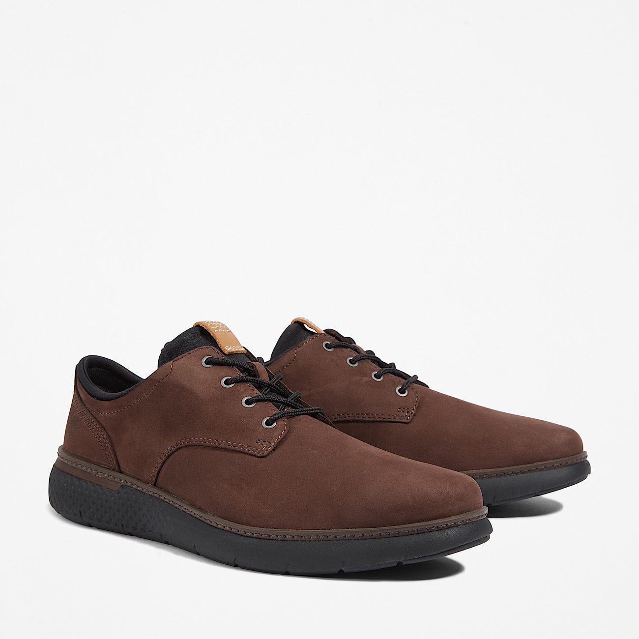 Cross Mark Oxford for Men in Dark Brown