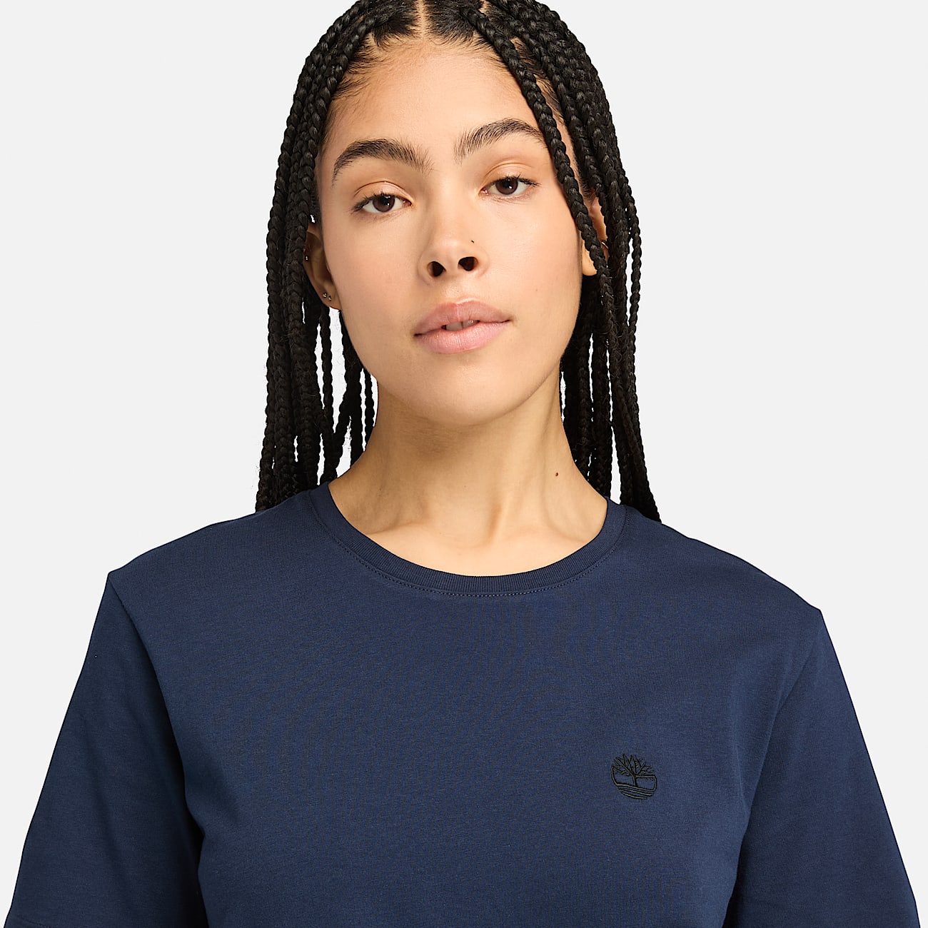 T-shirt a Maniche Corte Dunstan da Donna in blu scuro