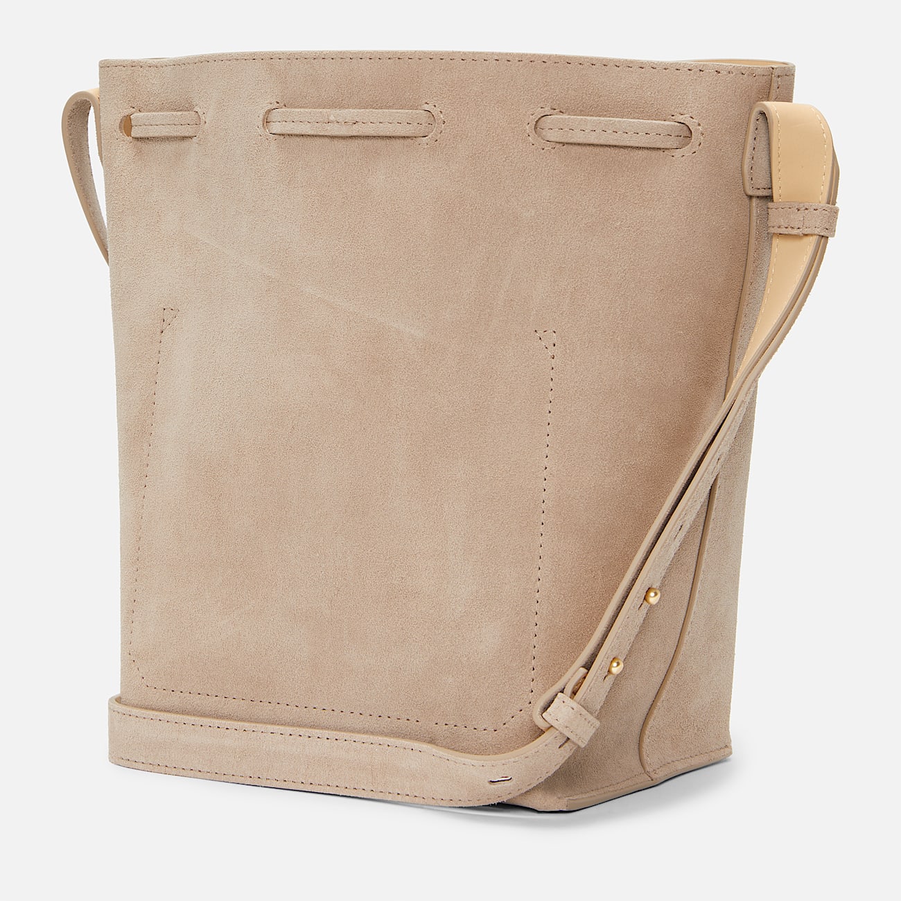 Tuckerman Beuteltasche aus Leder für Damen in Beige