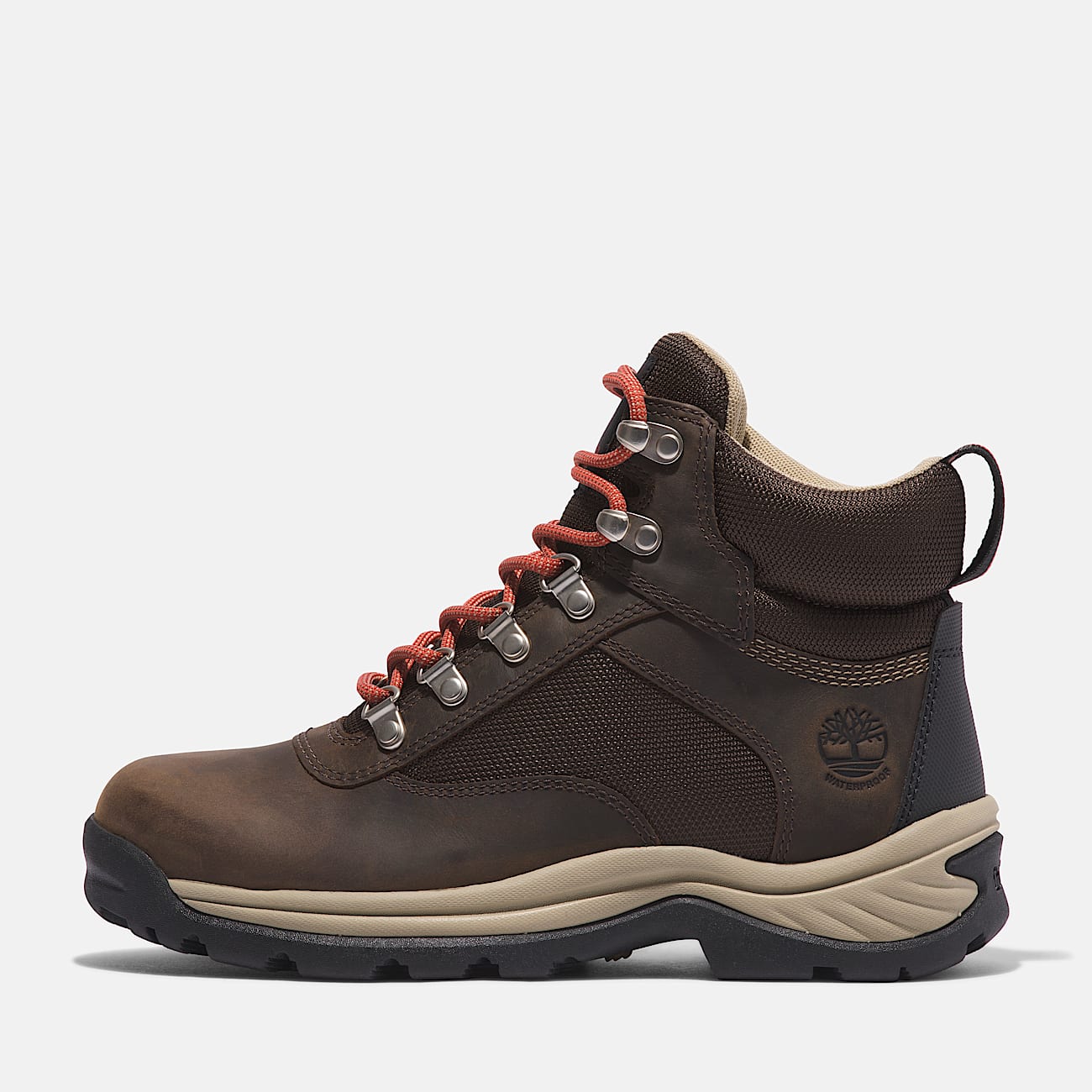 White Ledge Mid Waterproof Hiking Boot for Women in Brown