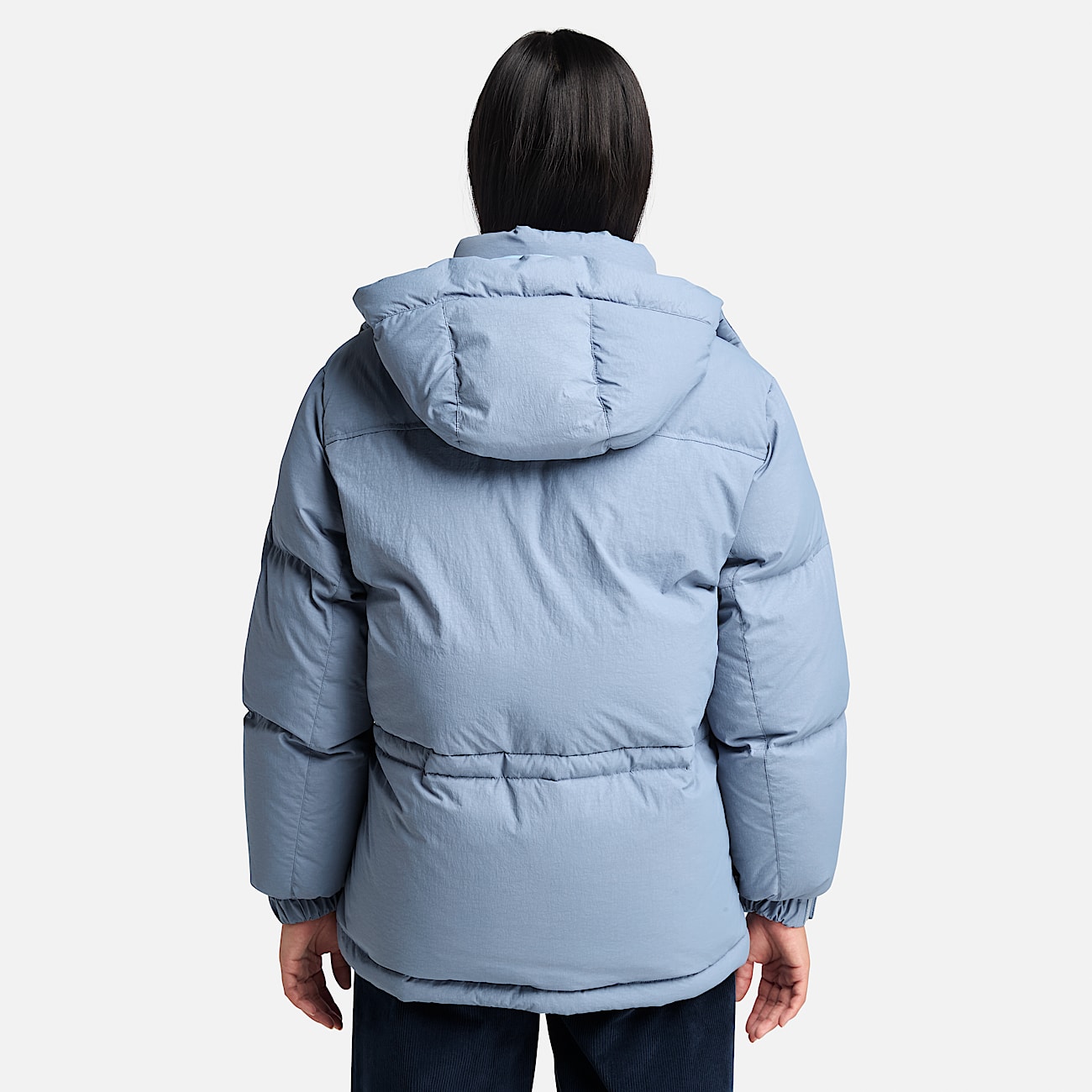 Howker Recycled Down Puffer Jacket for Women in Light Blue