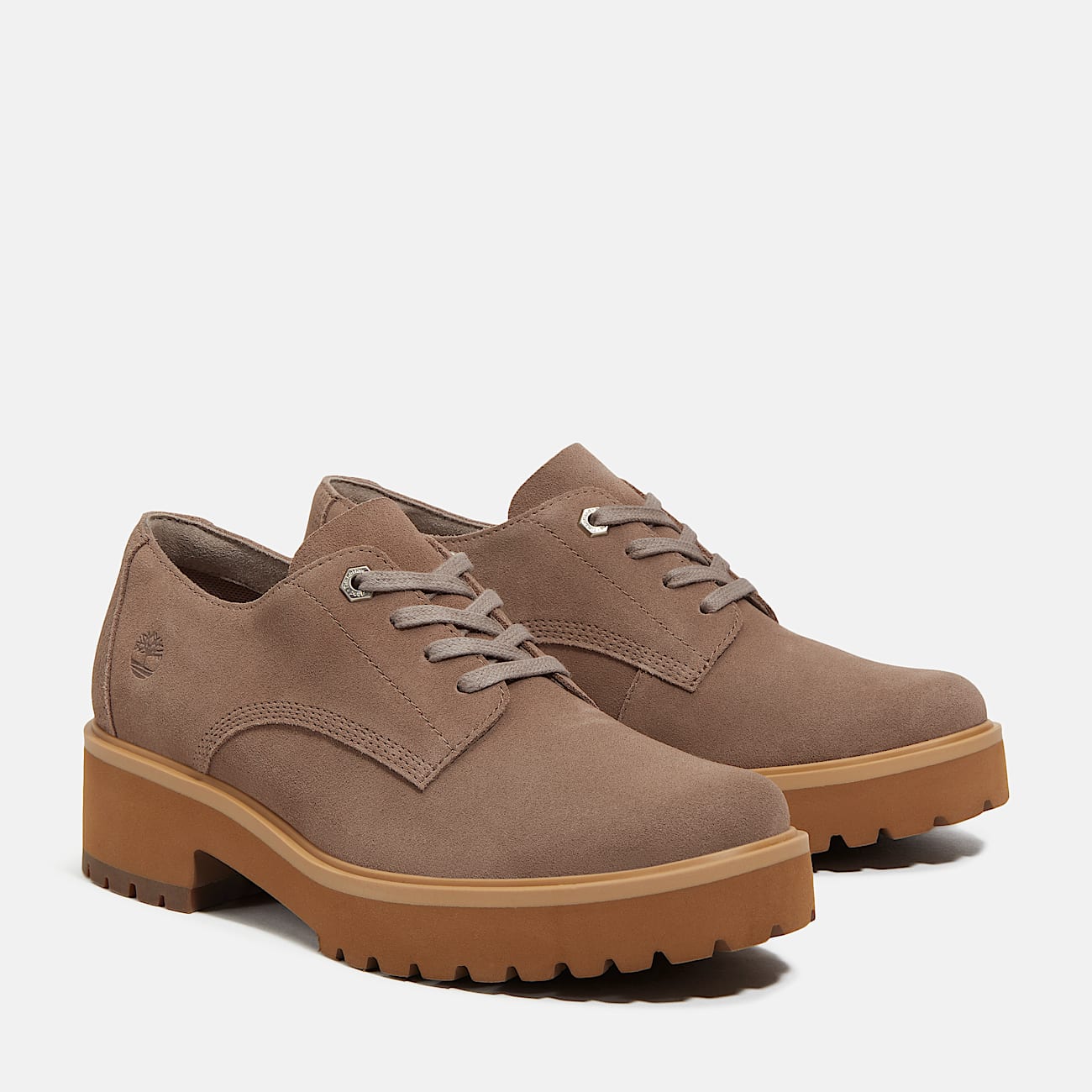 Sapatos com Atacadores Carnaby Cool para Mulher em bege