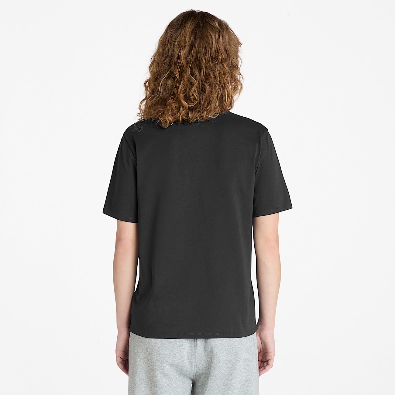 Embroidered Logo Short-Sleeve T-Shirt for Women in Black