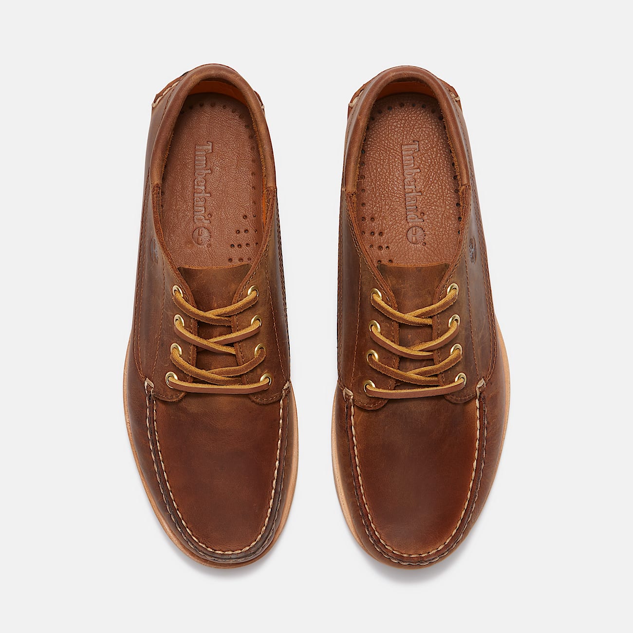 Handgefertigter Bootsschuh für Herren in Braun