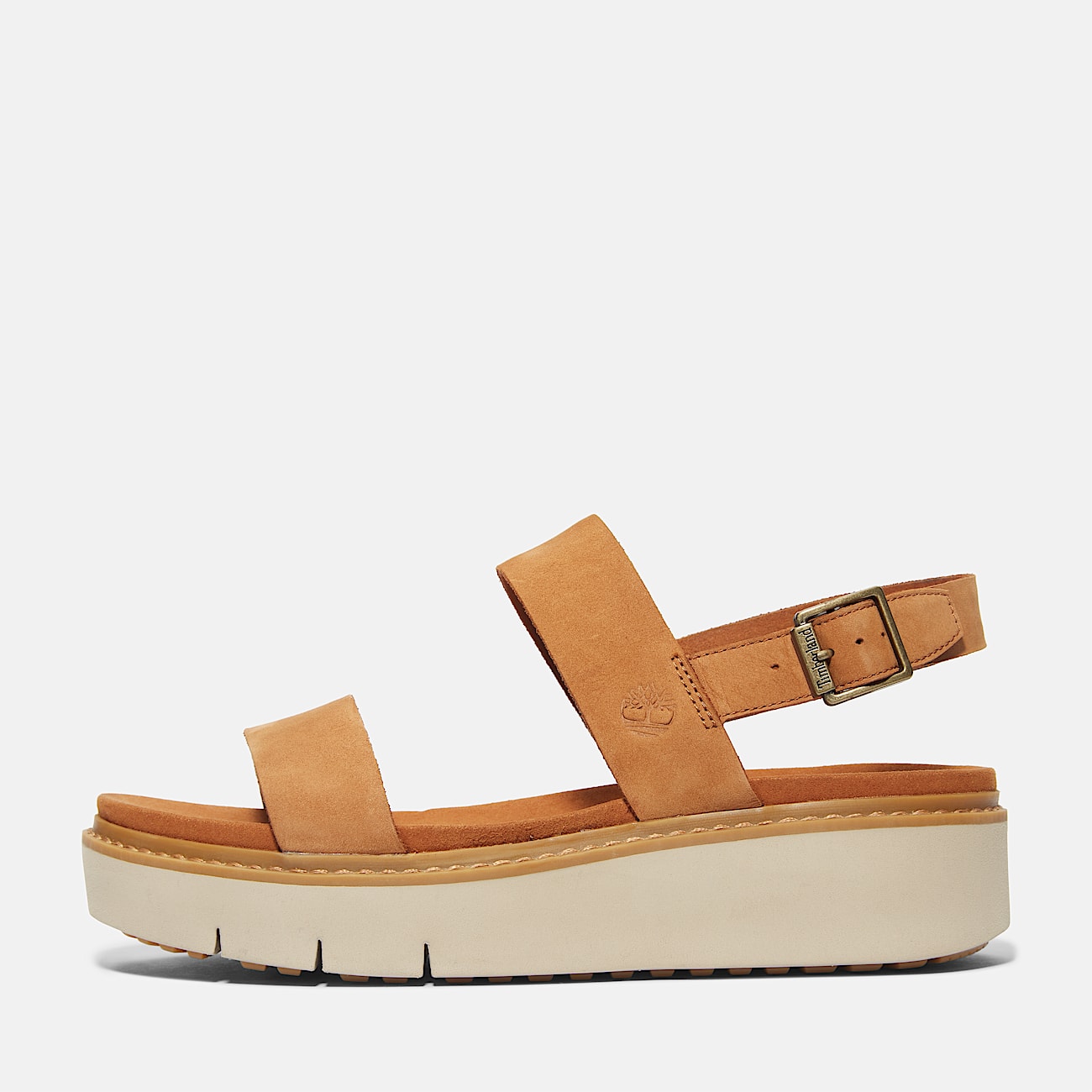 Safari Dawn Sandaal met 2 bandjes voor dames in lichtbruin