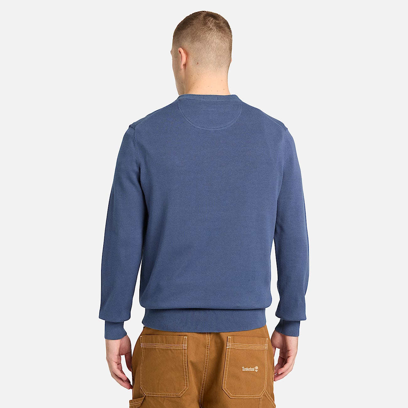 Williams River Cotton Jumper for Men in Dark Blue