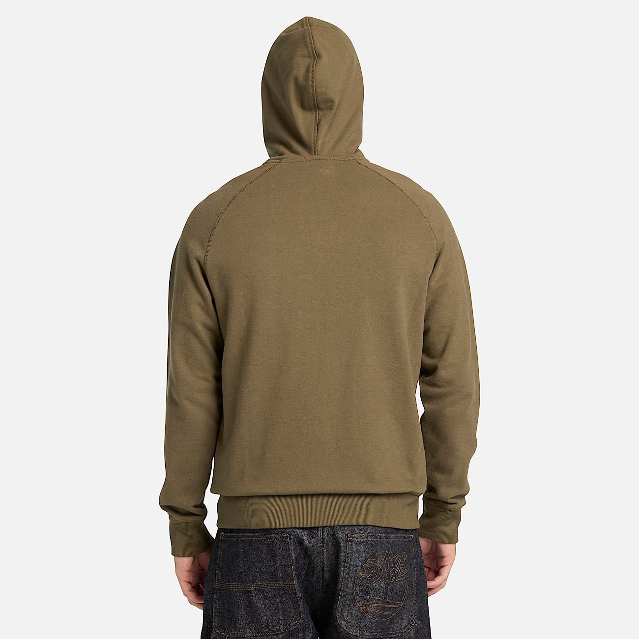 Exeter River Hoodie mit durchgehendem Reißverschluss für Herren in Grün ...