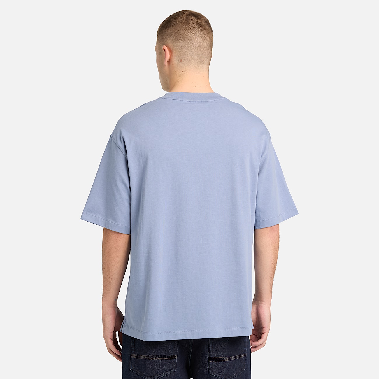 T-shirt a Maniche Corte Dunstan River da Uomo in blu