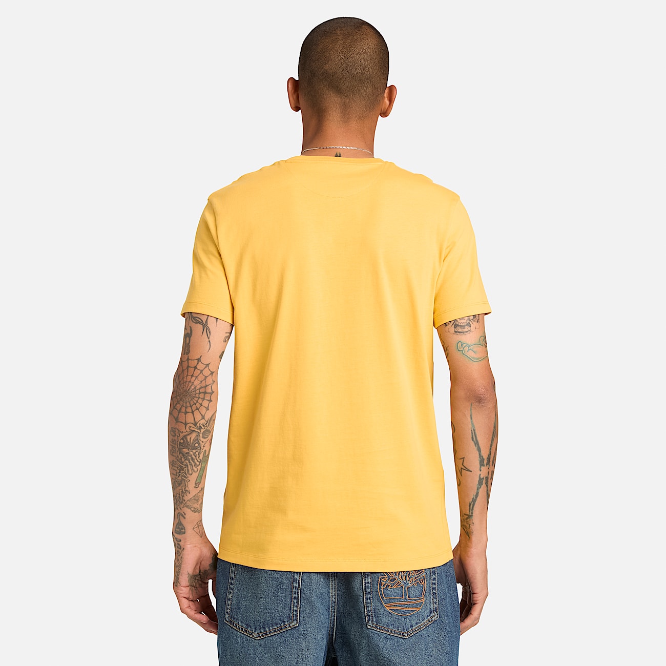 Dunstan River Short-Sleeve T-Shirt for Men in Yellow