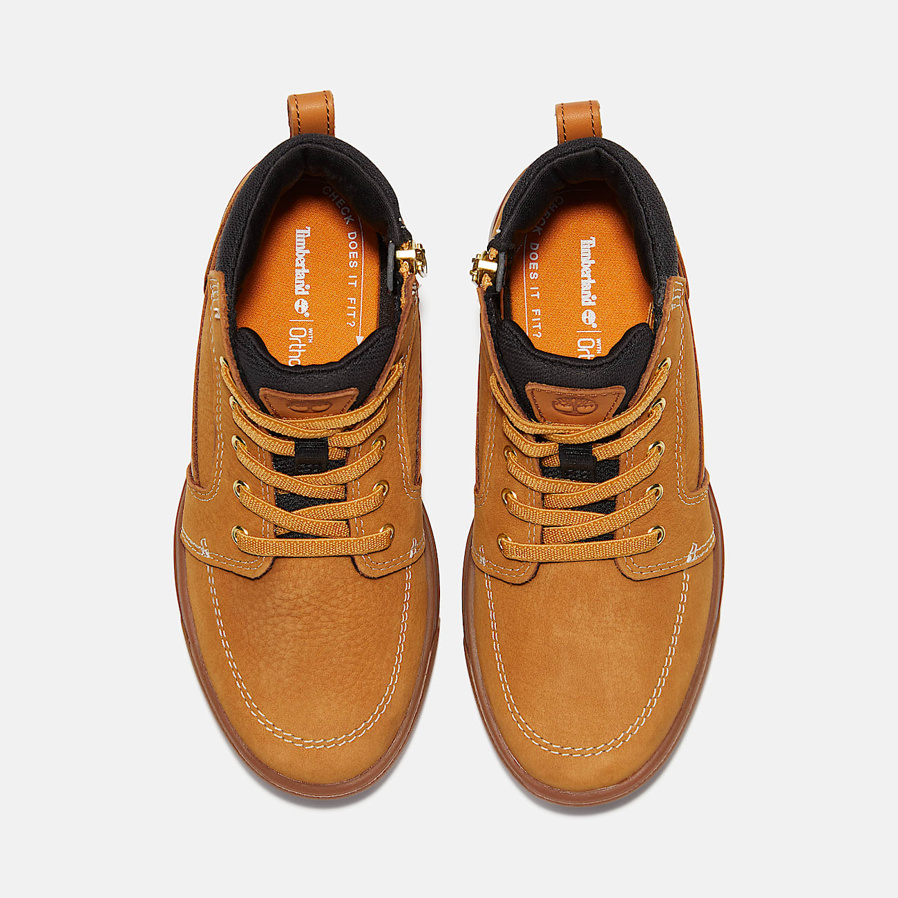 Lisbon Street Mid Zip Trainer for Youth in Yellow