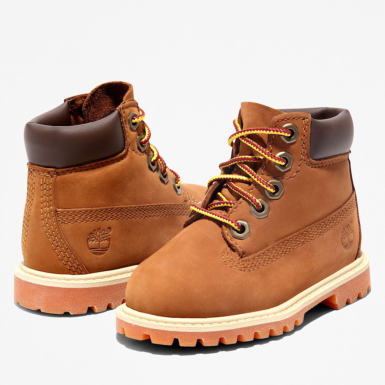 Timberland® Premium 6 Inch Lace-up Boot for Toddler in Brown
