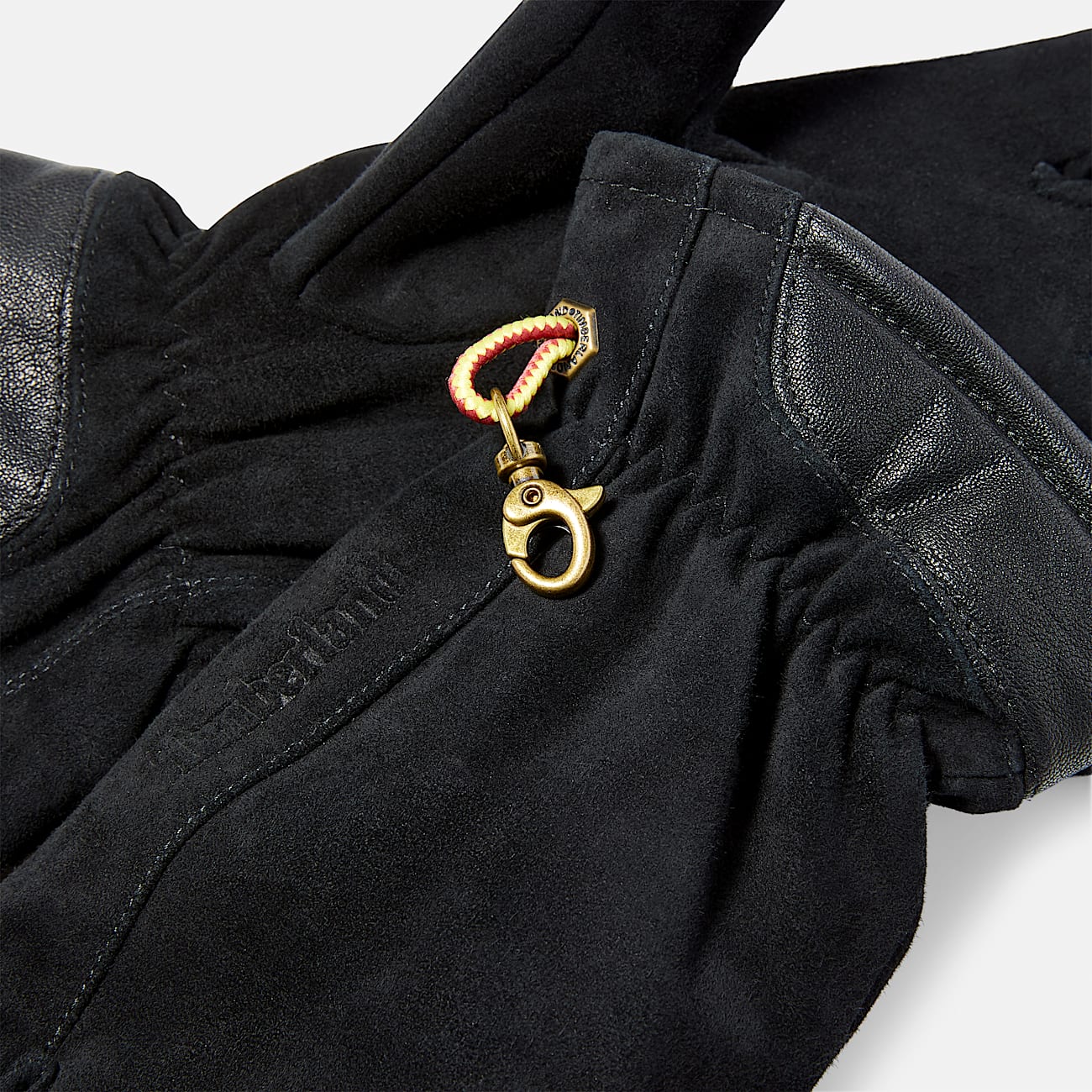 Gants en cuir tactiles Winter Hill pour homme en noir