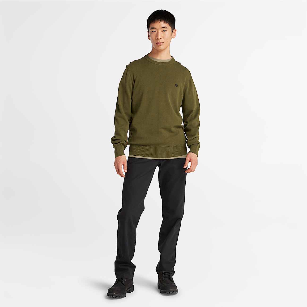 Williams River trui voor heren in donkergroen