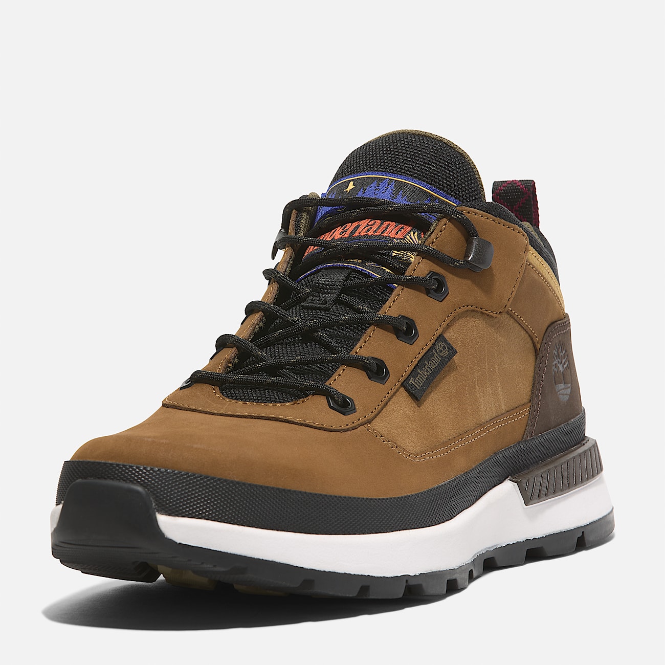 Field Trekker Mid Lace-Up Trainer for Men in Brown