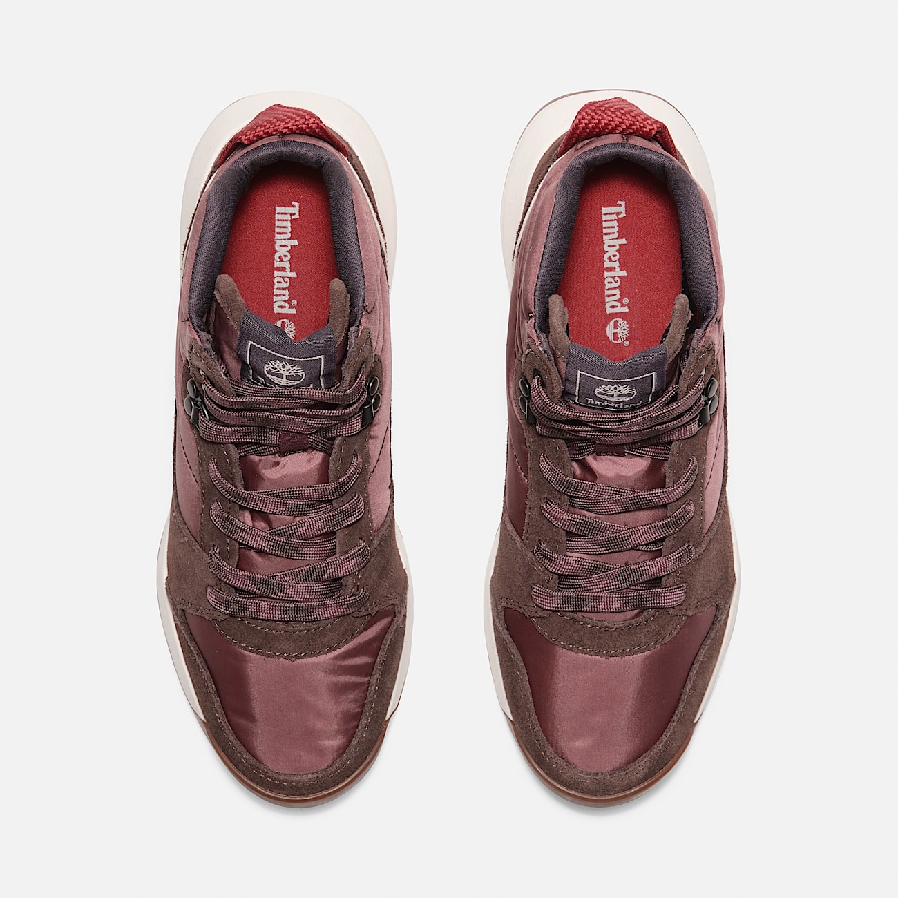 Retro Swift High Top Lace-Up Trainer for Women in Red