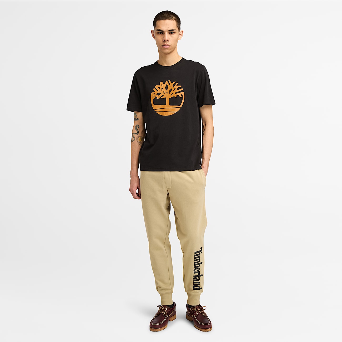 Northwood Tree Logo T-Shirt for Men in Black