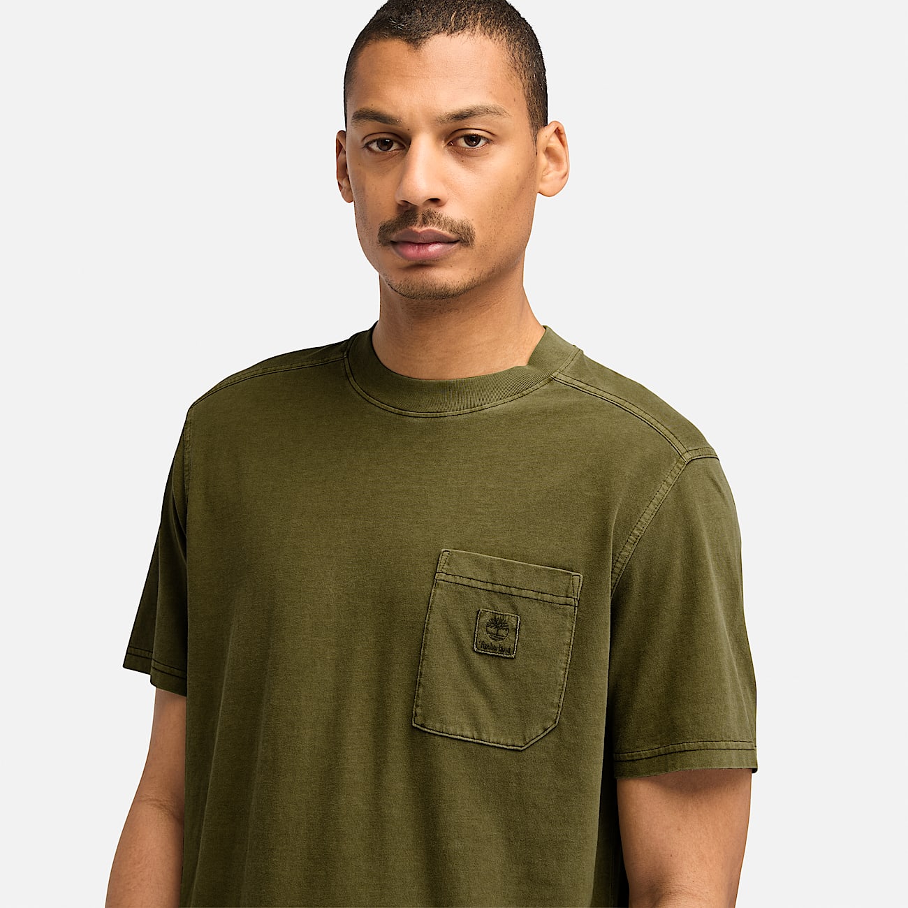Merrymack River Chest Pocket T-Shirt for Men in Green