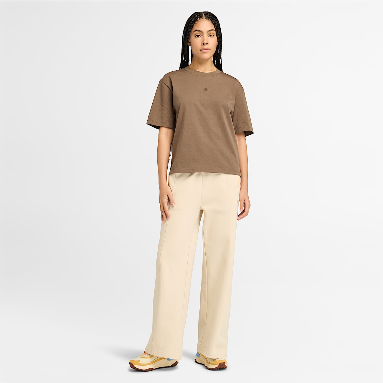 Lush Winter Palazzo Trouser for Women in Beige