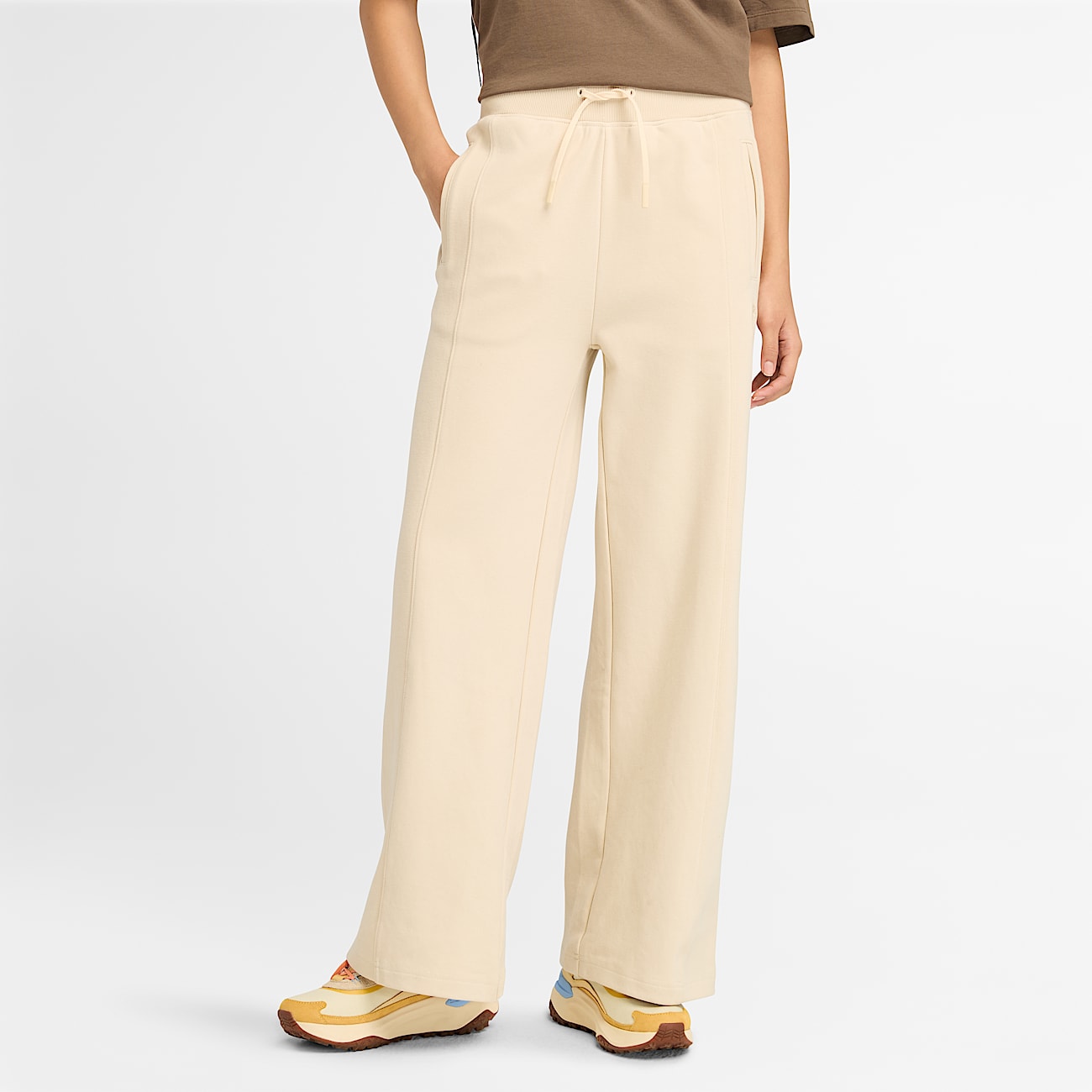Lush Winter Palazzo Trouser for Women in Beige