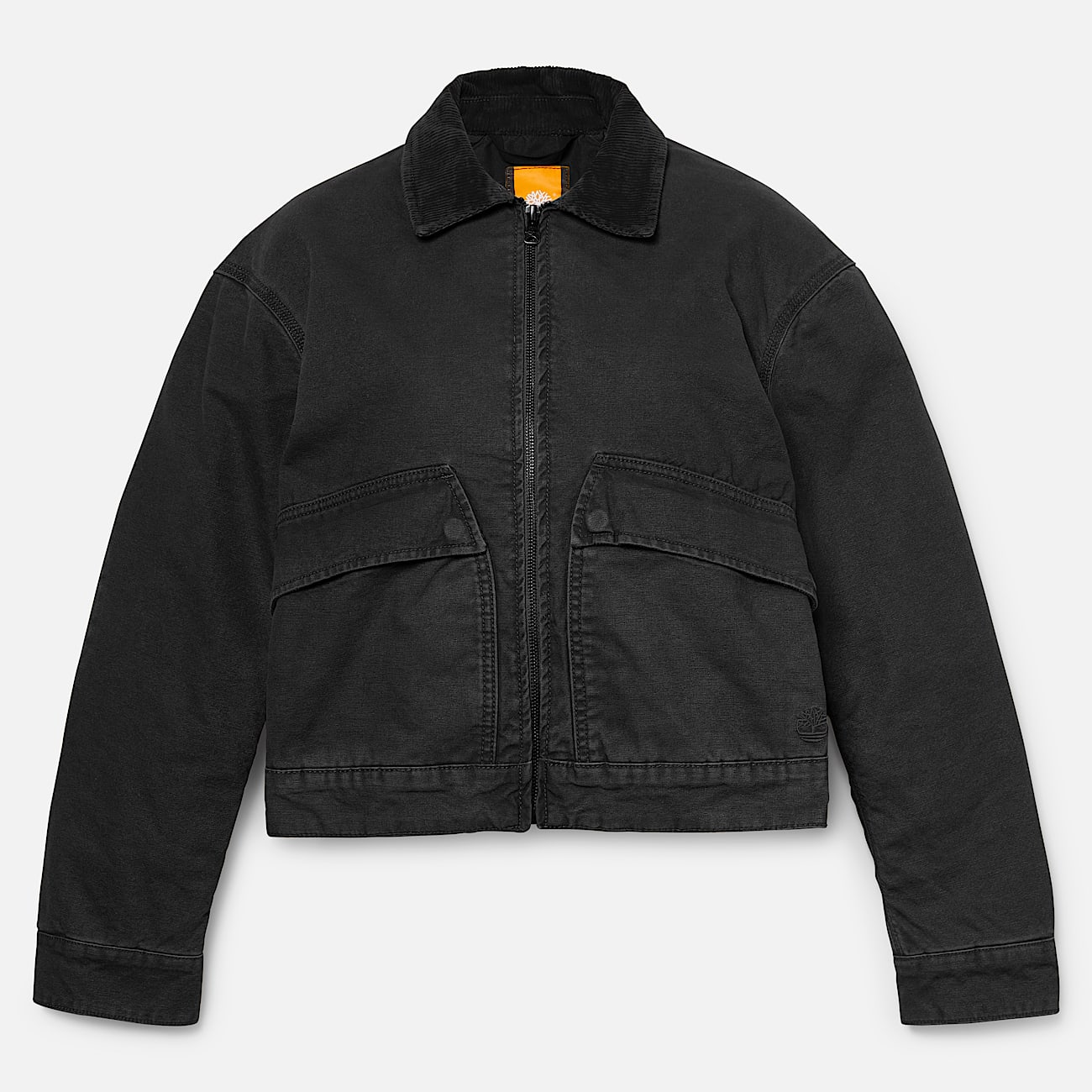 Strafford Quilted Washed Canvas Jacket for Women in Black