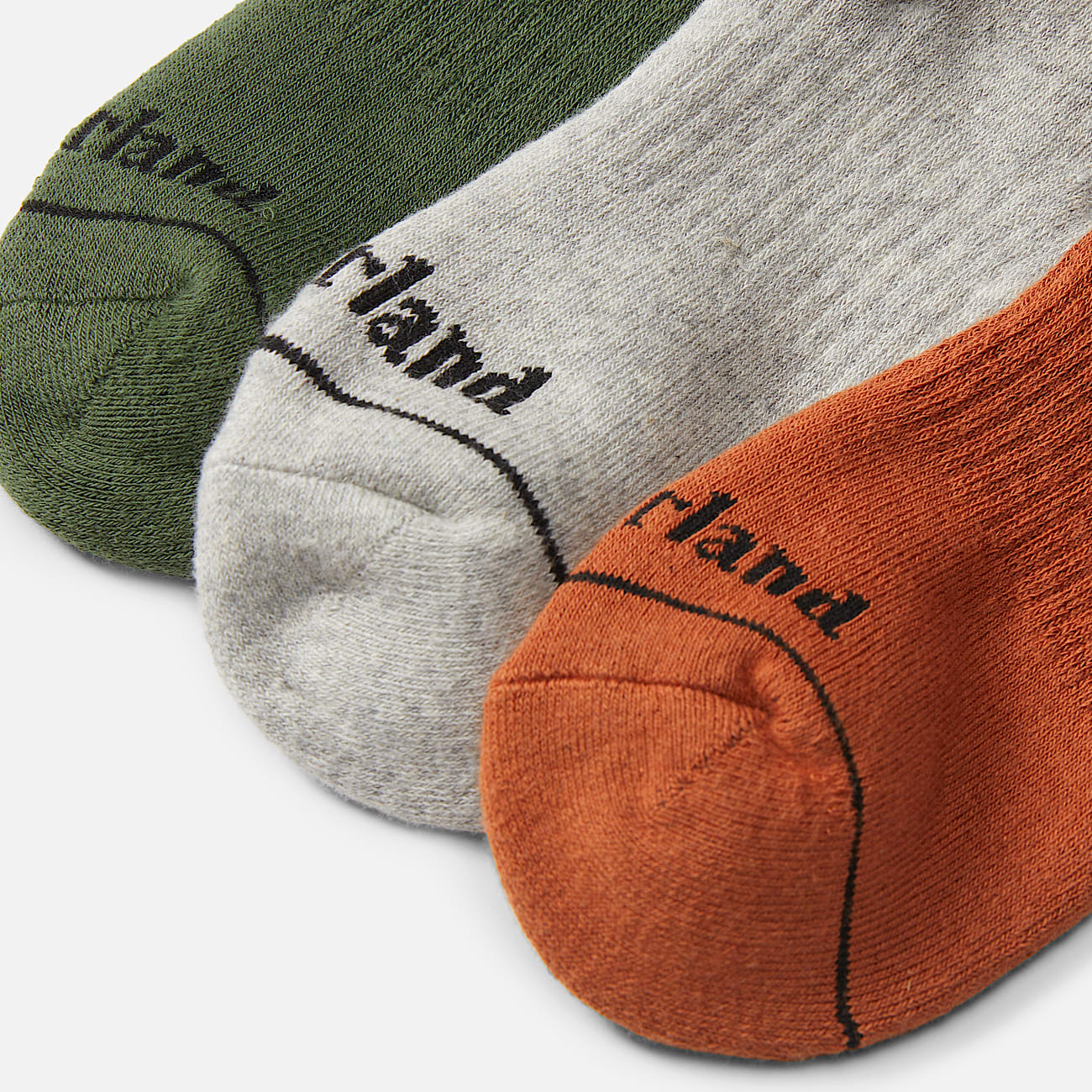 All Gender 3 Per Pack Bowden Crew Sock With Tree Logo in Dark Green All Gender 3 Per Pack Bowden Crew Sock With Tree Logo in Dark Green