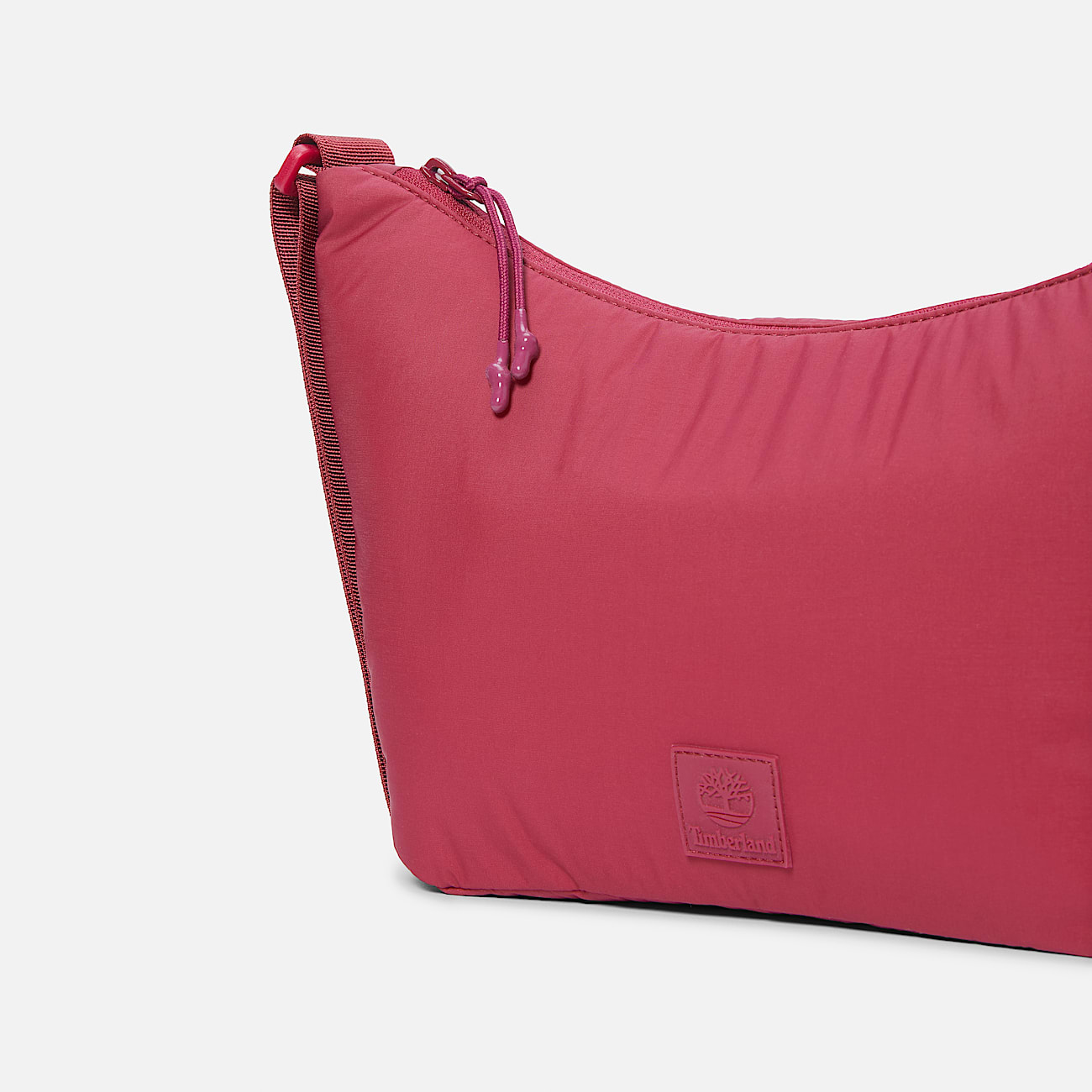 Timberpack Hobo Puffer Bag for Women in Dark Red