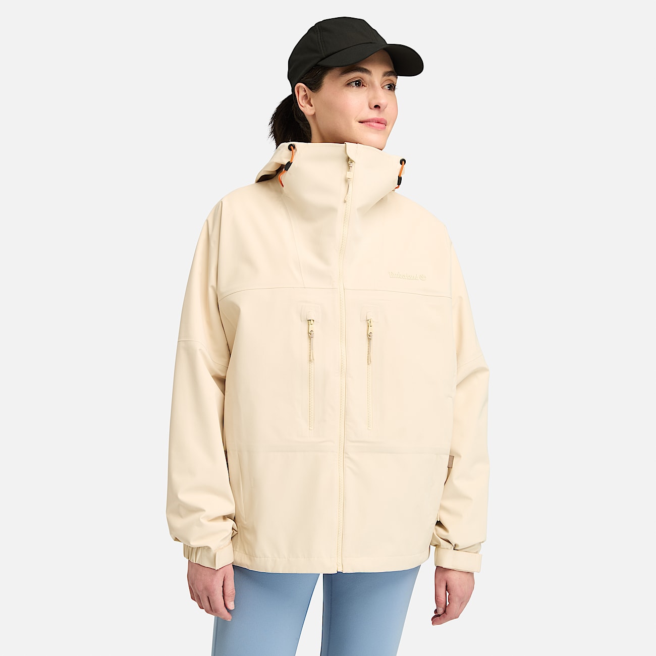 Veste imperméable Caps Ridge Mobi Flex Tech triple épaisseur pour femme en beige