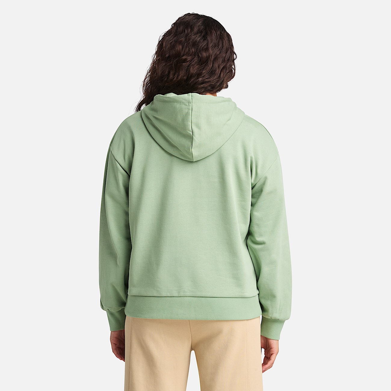 Loop Back Hoodie for Women in Green