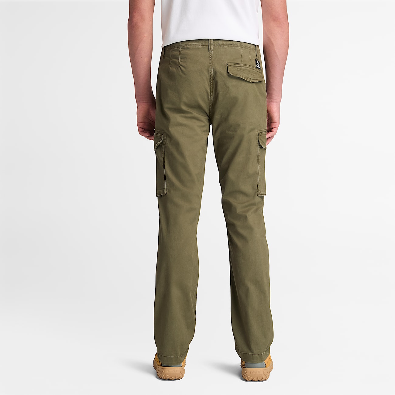 Pantaloni Cargo in Twill da Uomo in verde