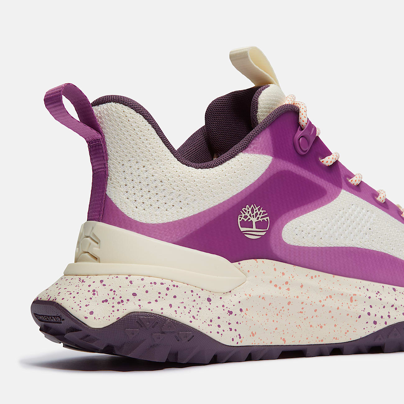 Motion Access Low Lace Up Trainer For Women In Beige Purple