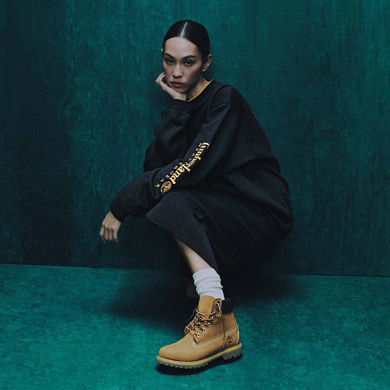 Timberland® Premium 6-Inch Lace-Up Waterproof Boot for Women in Yellow