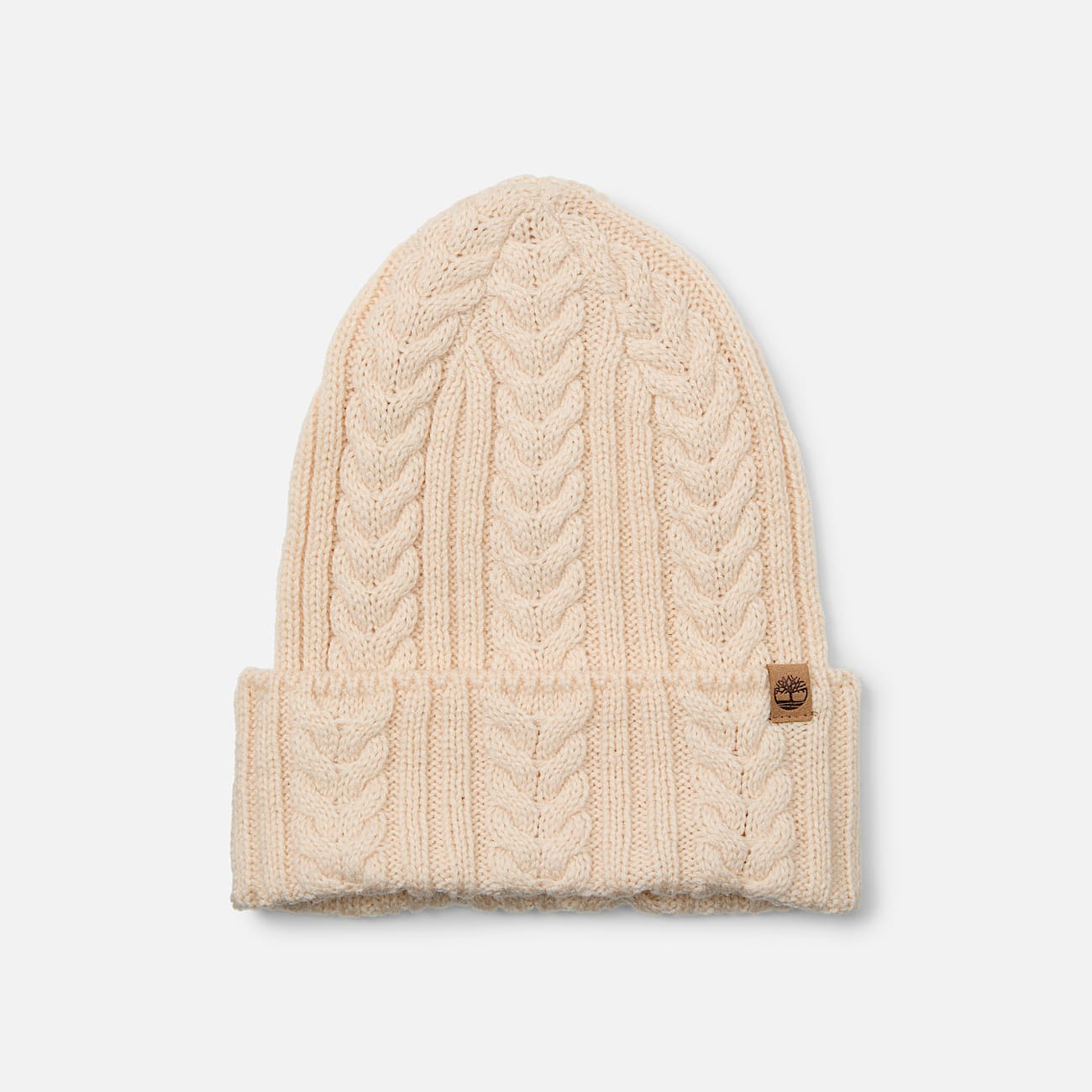 Bonnet torsadé en beige