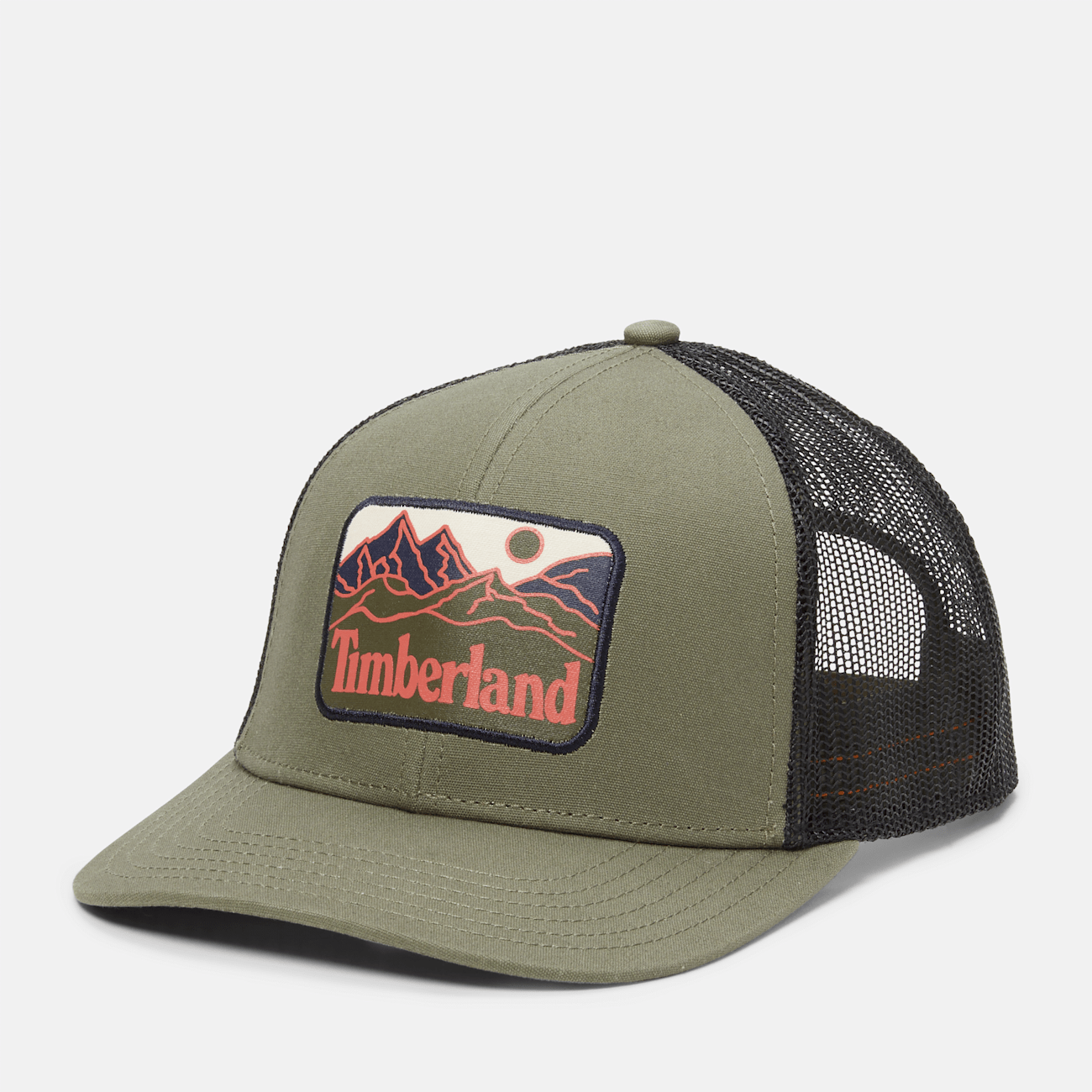 Mountain Line Patch Trucker-Cap für Herren in Grün