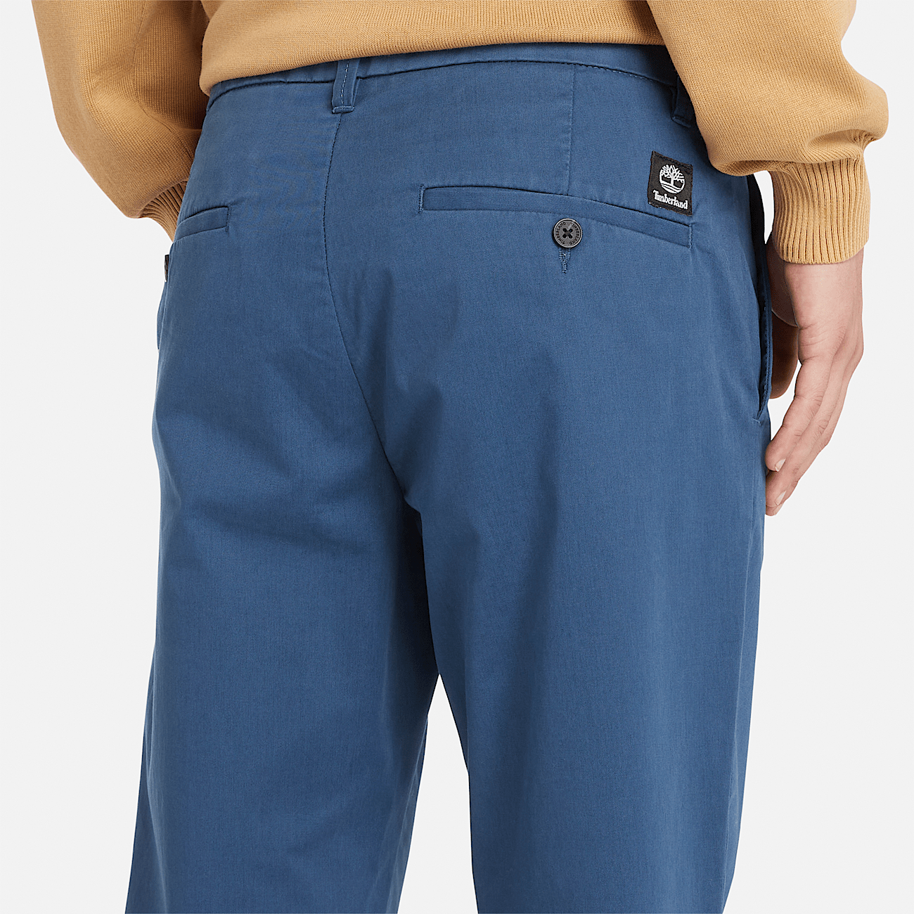 Claremont Twill Chino Trouser for Men in Blue