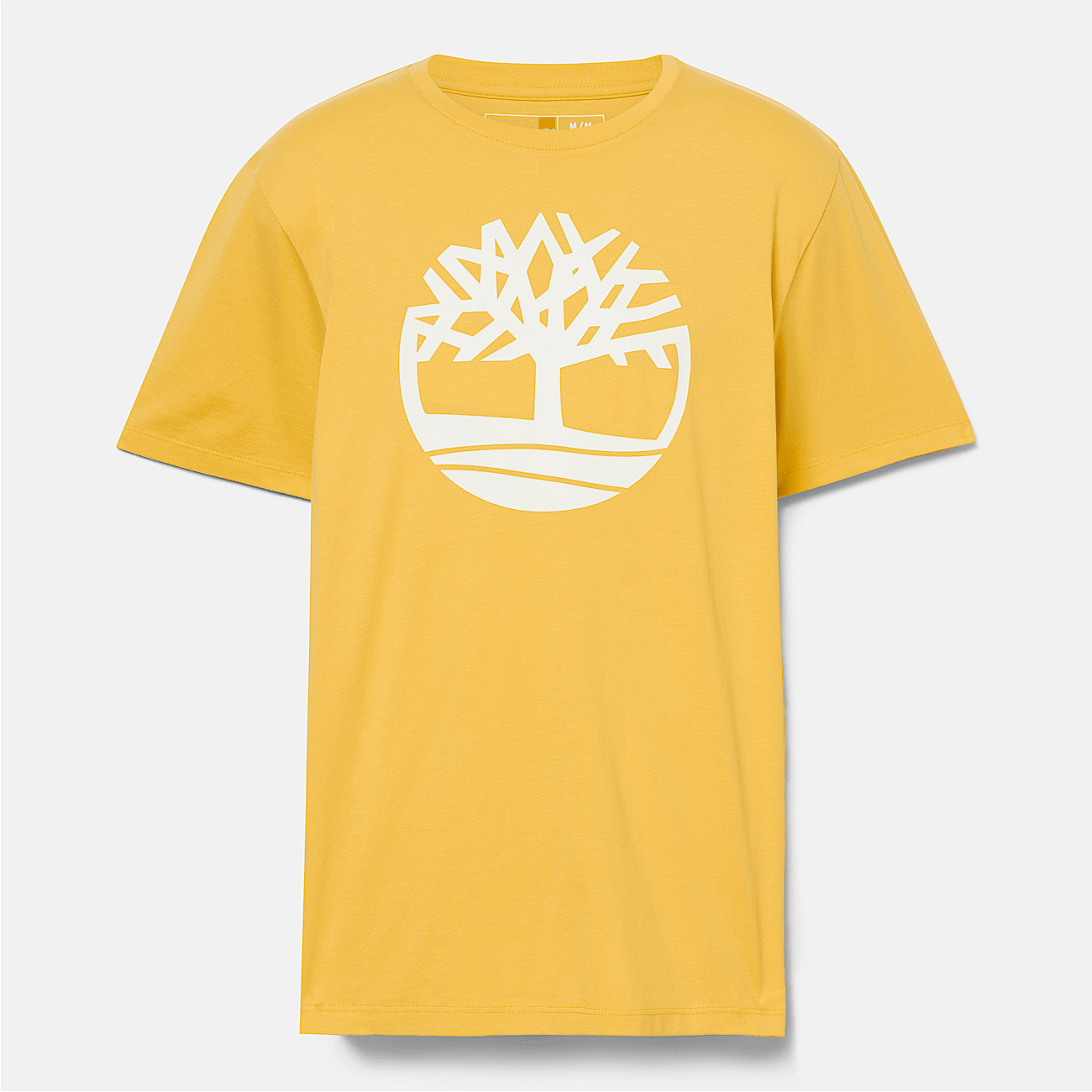 Kennebec River Tree Logo T-Shirt for Men in Yellow