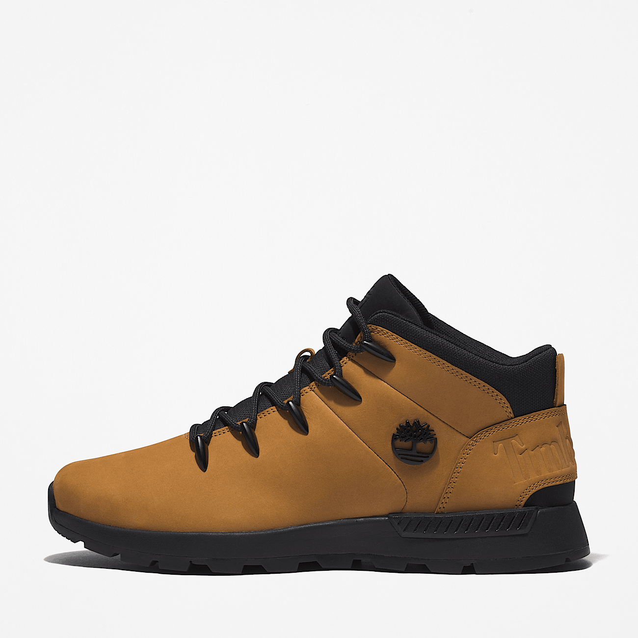Sprint Trekker Mid Lace-Up Trainer for Men in Yellow & Black