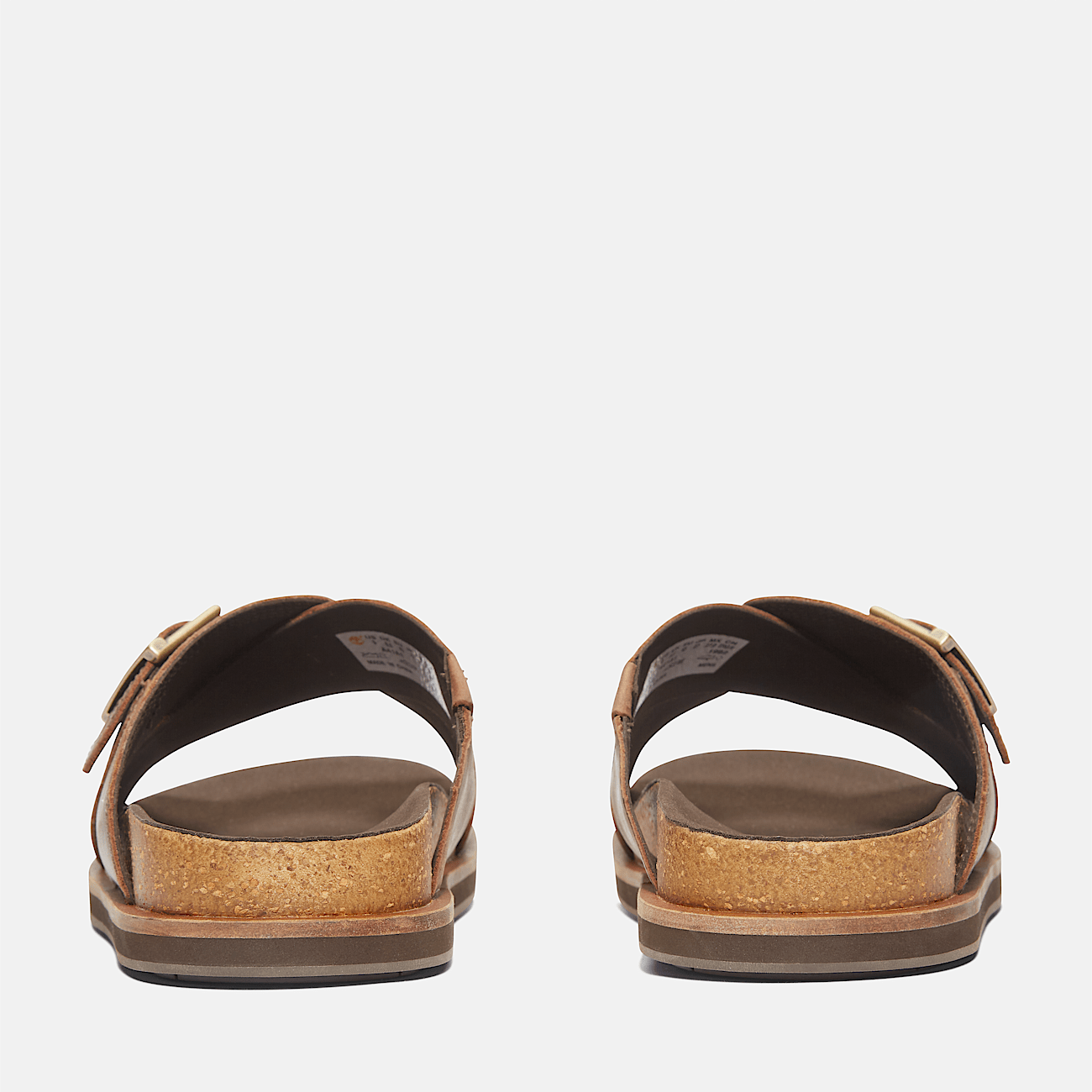 Amalfi Vibes Cross Strap Sandal for Men in Dark Brown