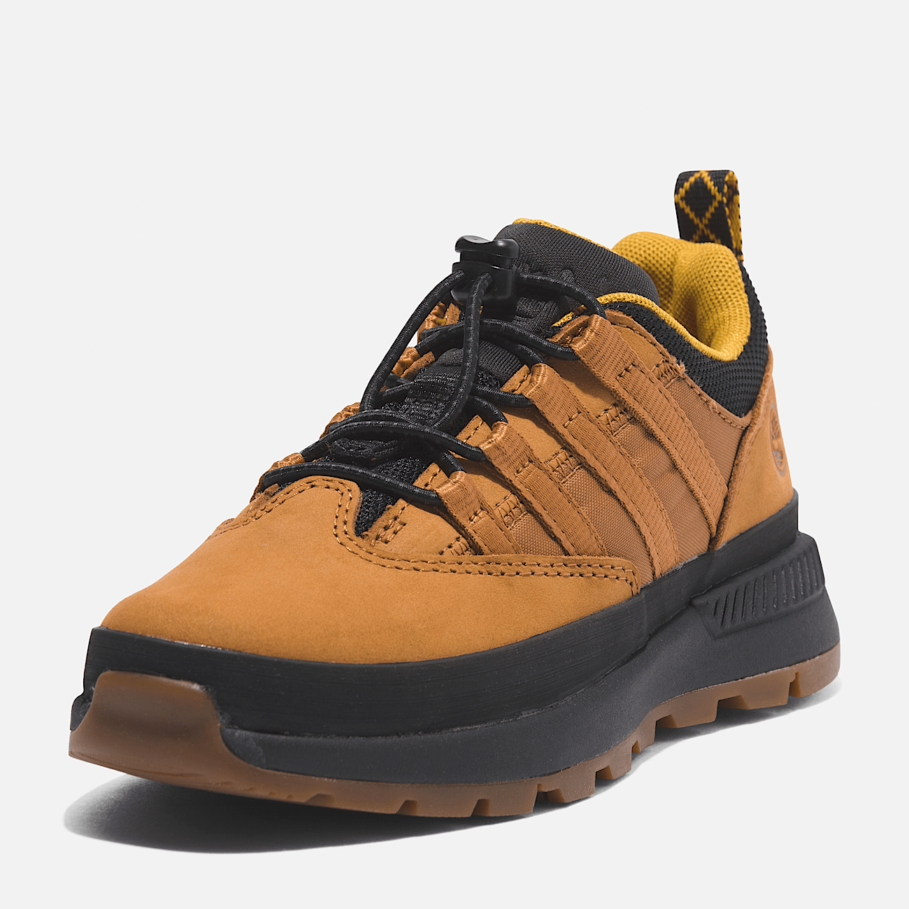 Euro Trekker Low Top Sneaker mit Bungee Schnurung fur Kinder in Gelb