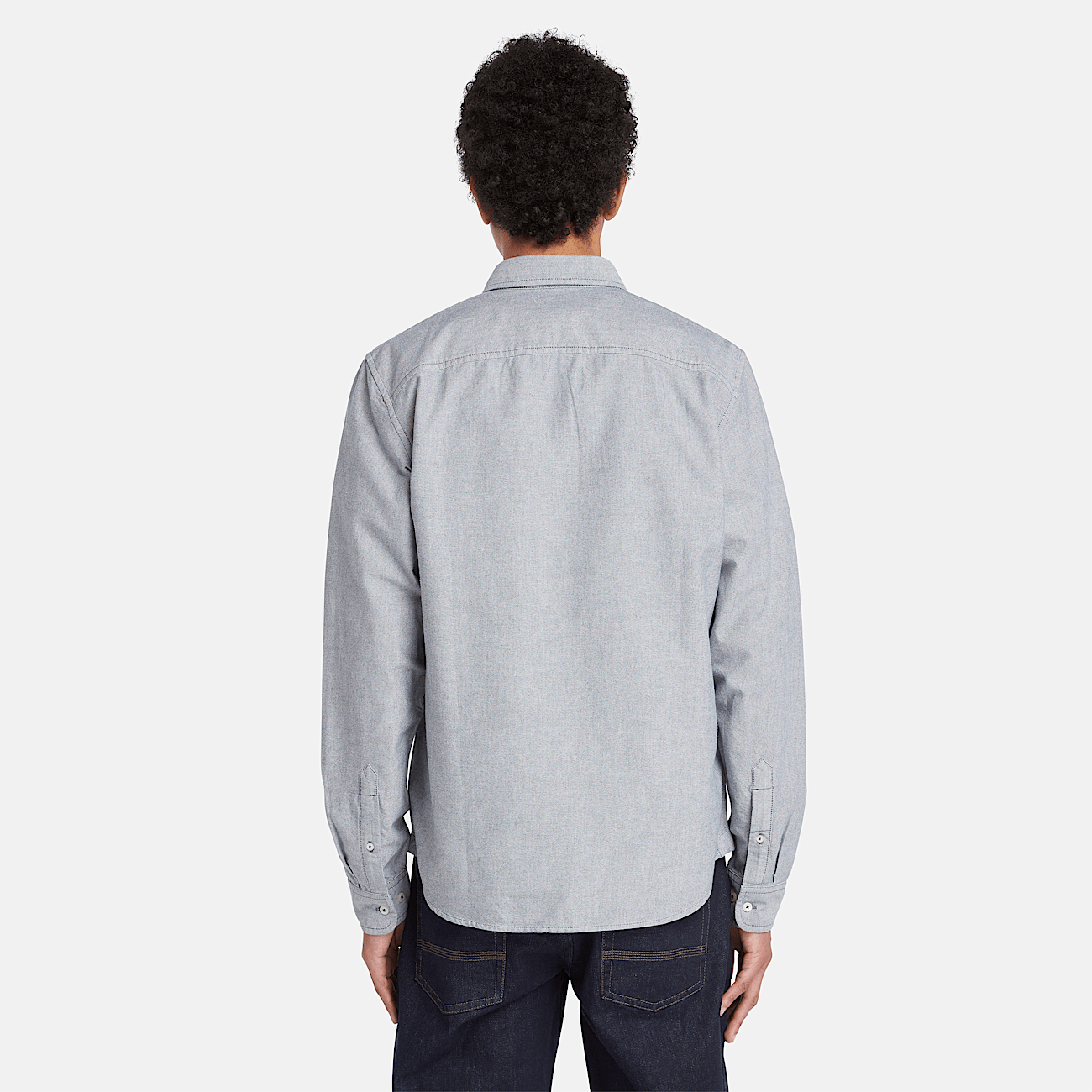 Camisa Oxford Para Hombre En Azul Oscuro