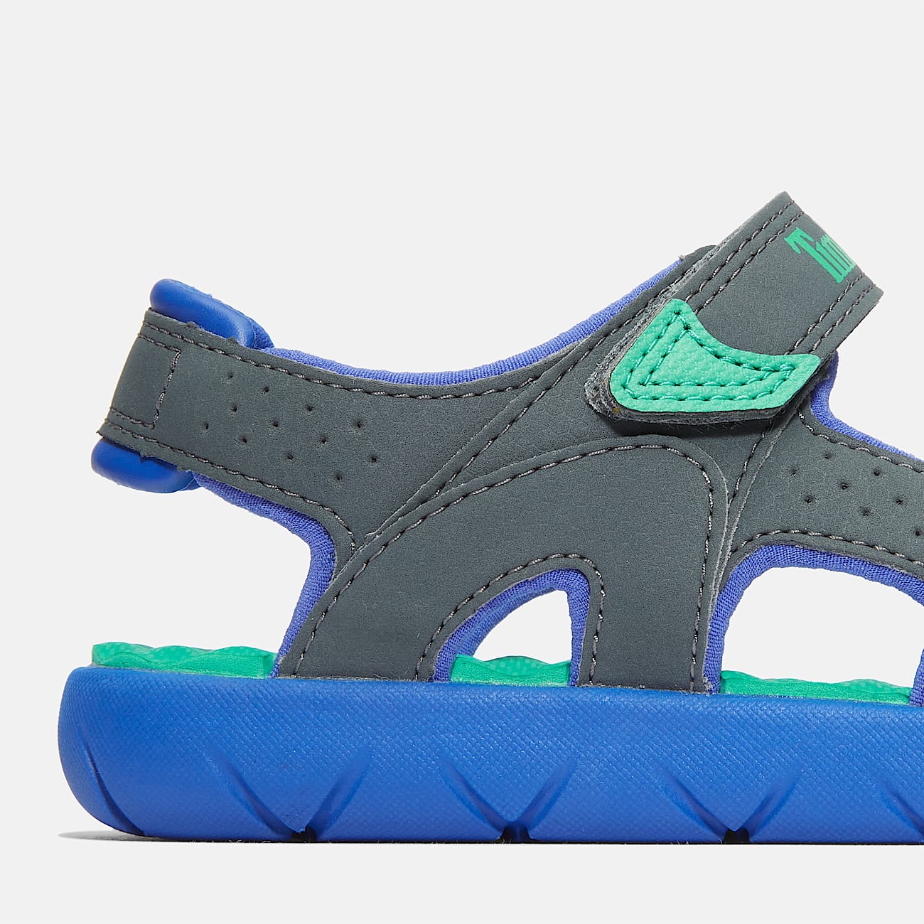 Perkins Row 2-Strap Sandal for Youth in Dark Green