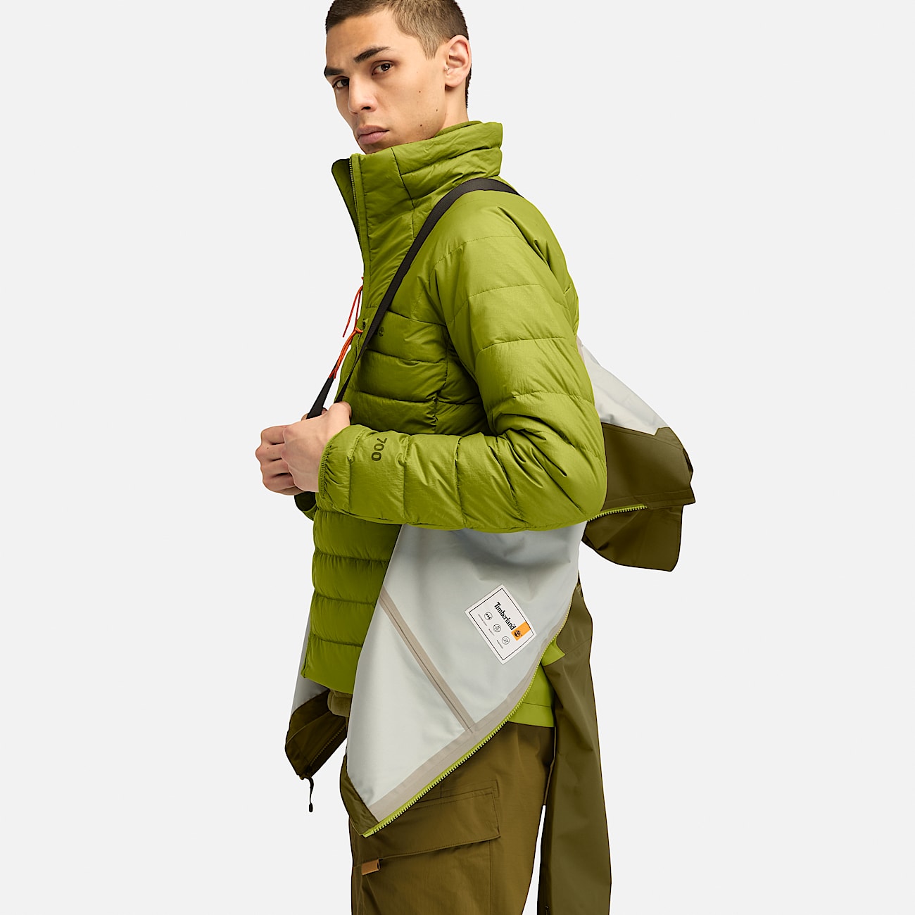 Caps Ridge Mobi Flex Tech Waterproof Jacket for Men in Green