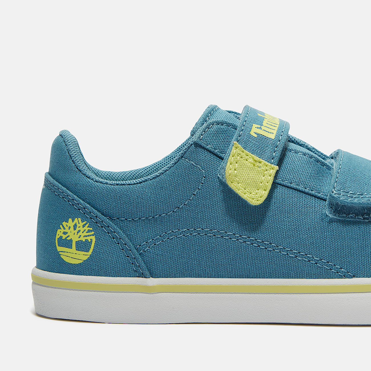 Basket basse à scratch Stone Jump pour enfant en bleu