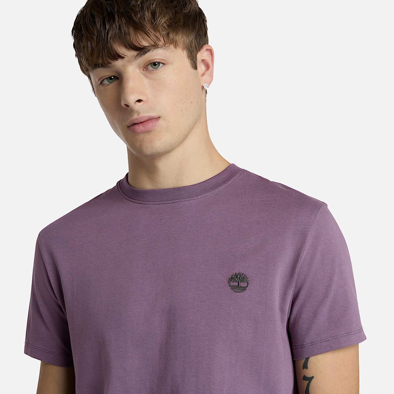Dunstan River T-Shirt für Herren in Violett