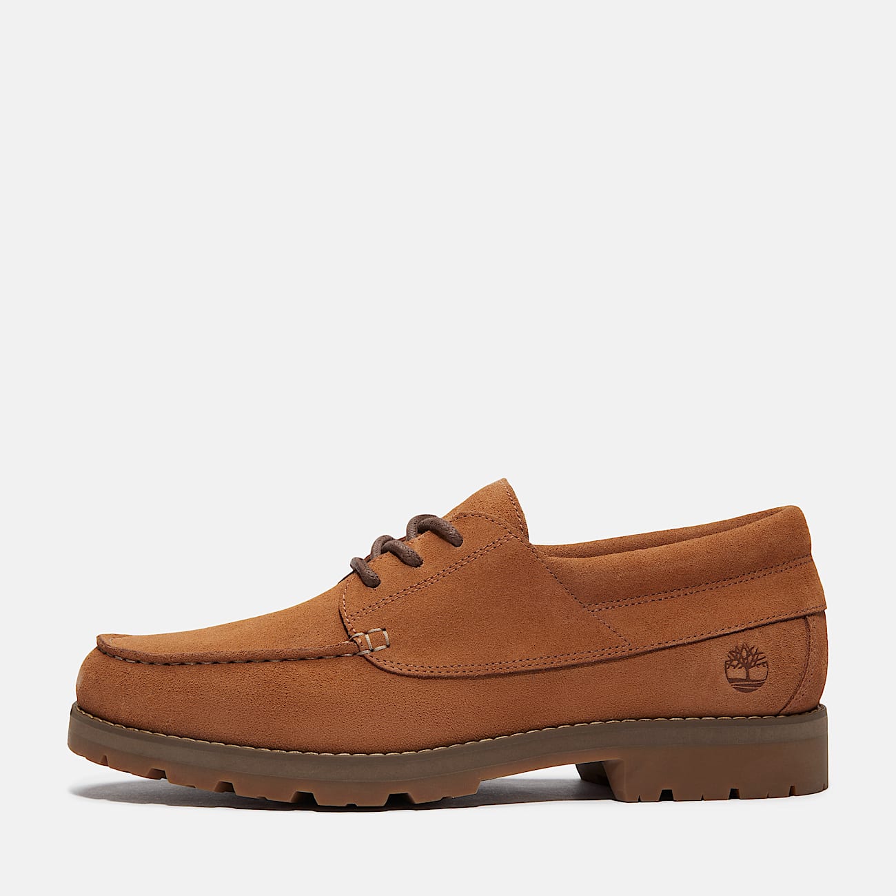 Britton Square Lace-Up Shoe for Men in Orange
