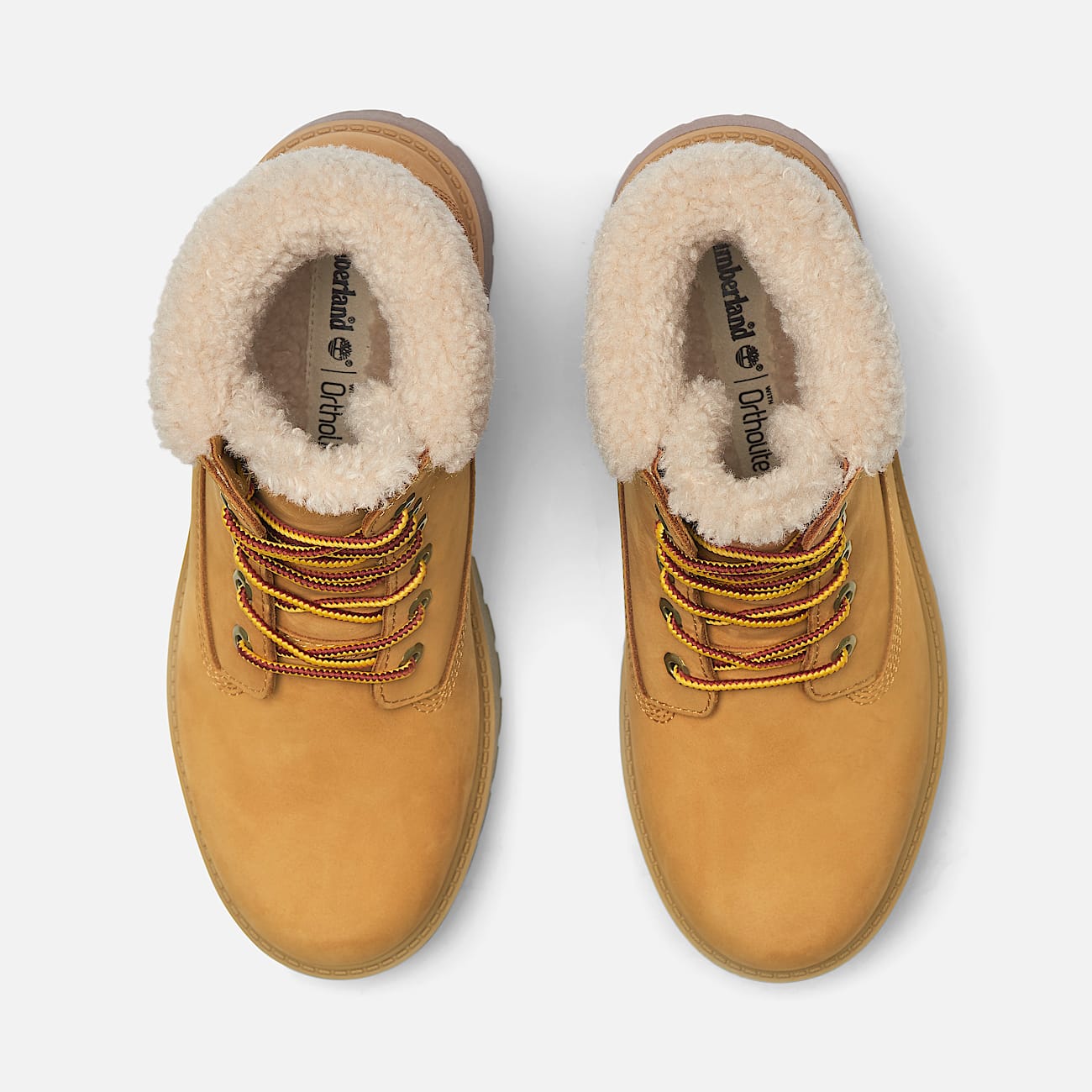 Halbhoher wasserdichter Stone Street Boot mit warmem Futter fur Damen in Gelb